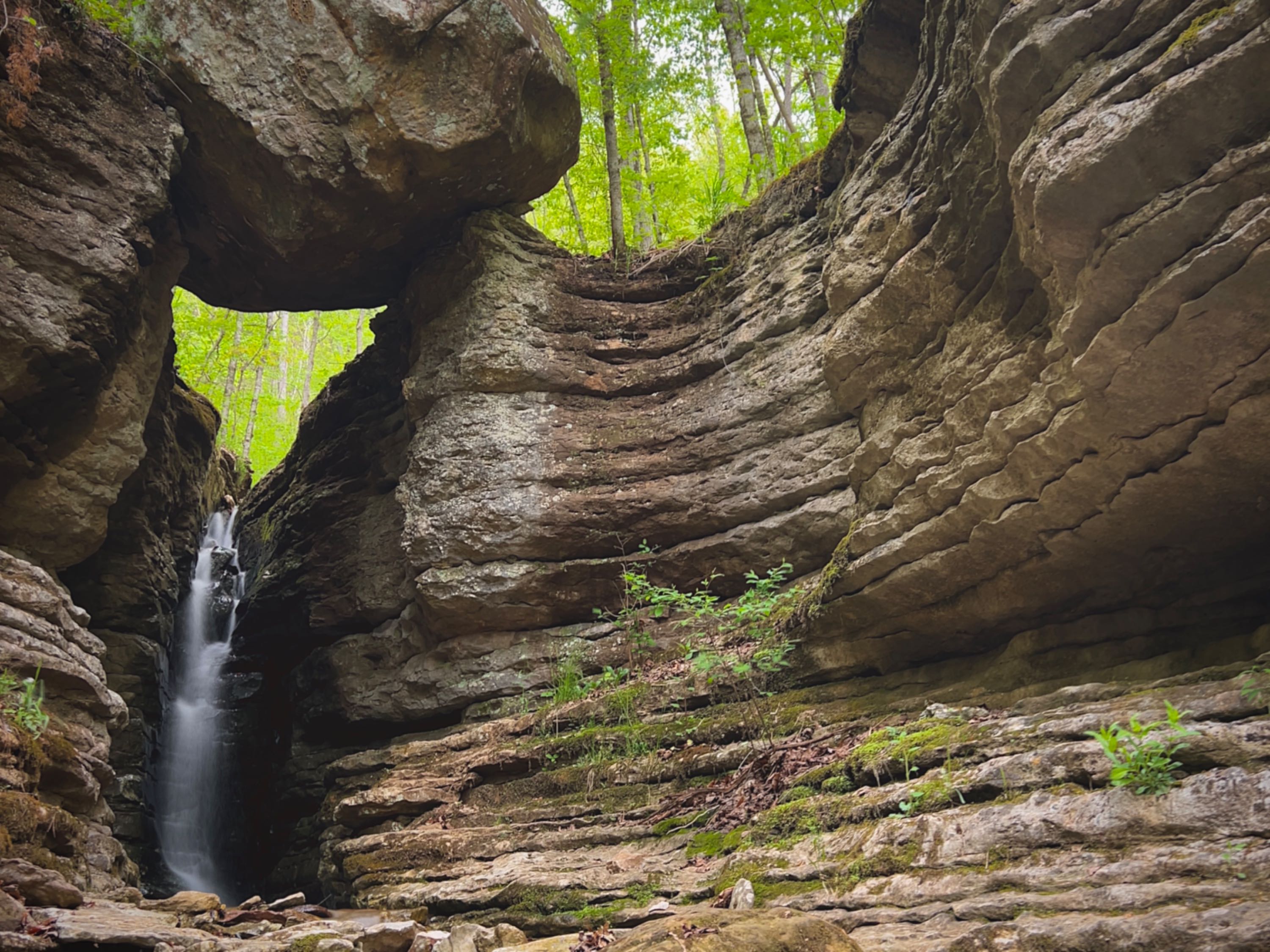 Balanced Rock Falls - Arkansas Waterfalls