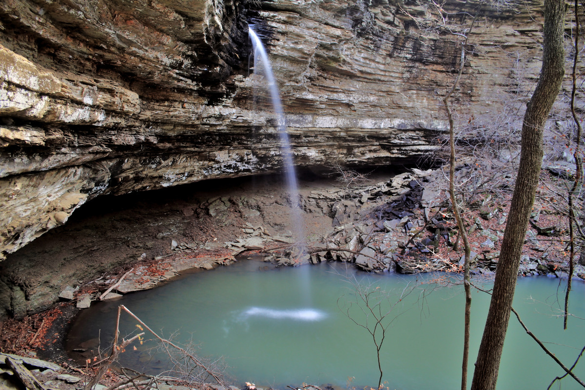 Lizard Log Falls - Arkansas Waterfalls