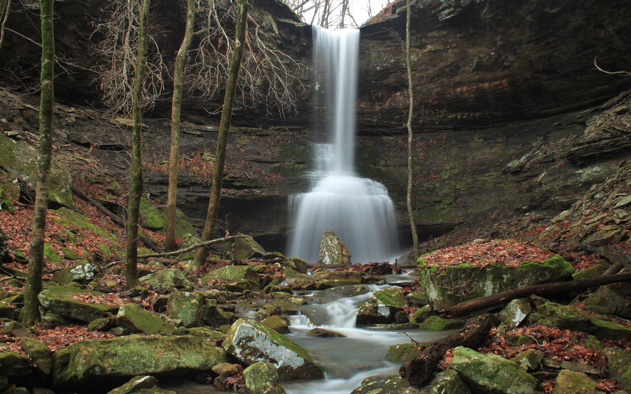 Sentinel Rock Falls - Arkansas Waterfalls